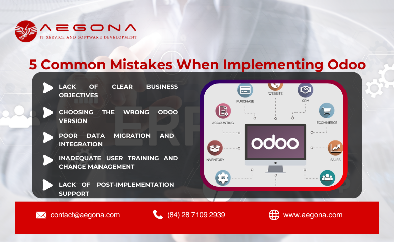 5 Common Pitfalls In Implementing Odoo And Their Solutions | Aegona